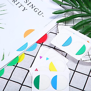 File Index Tabs Sticky Writable Flags for Labeling and Organizing Documents, Papers, Filing, Book, Folder (Style 6, 480 Pieces)