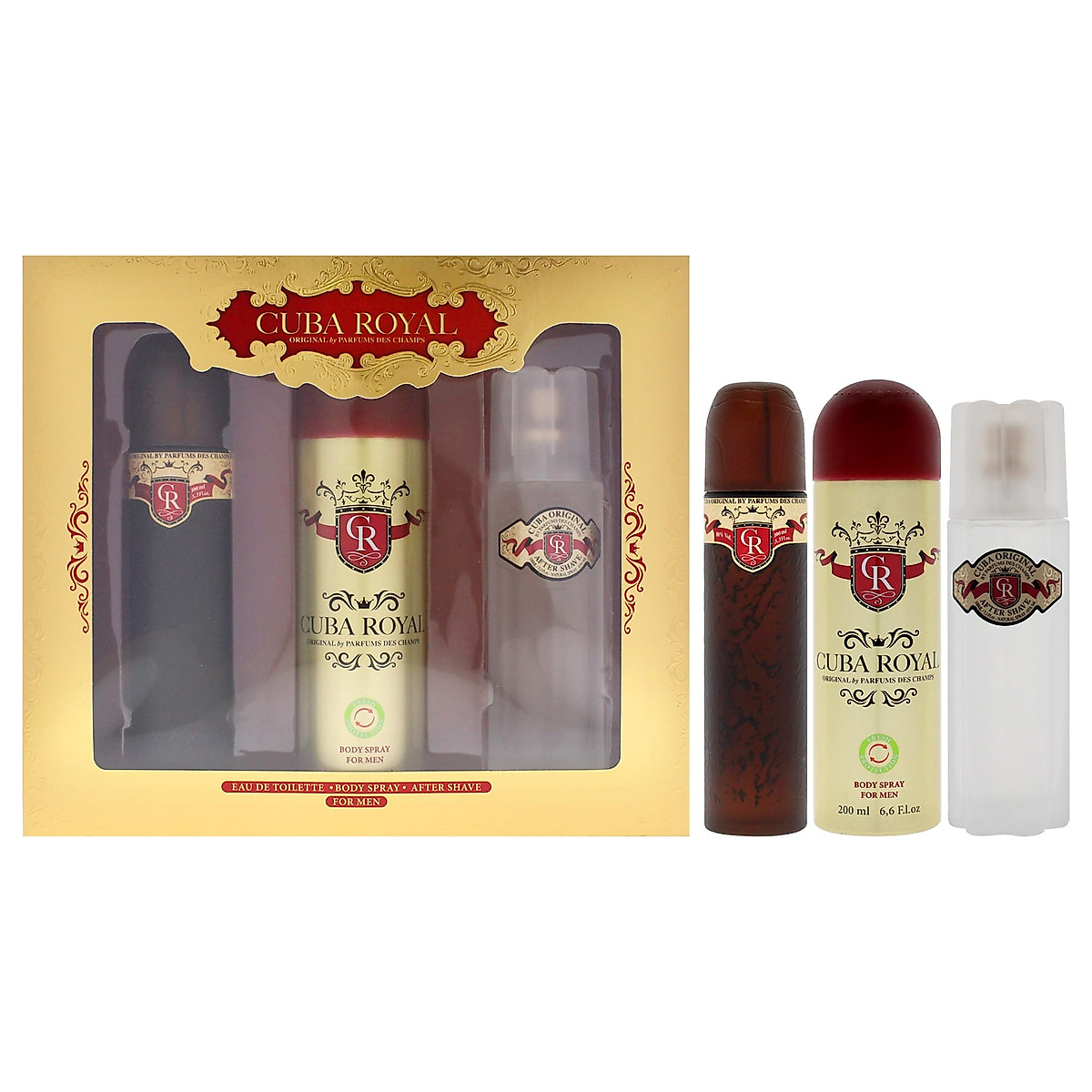 Cuba Royal by Cuba, 3 Piece Gift Set for Men