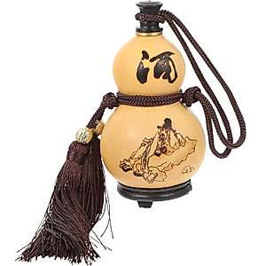 Natural Gourd Bottle Gourd Hip Flask Sake Drink Ware Gourds Drink Storage Bottle Japanese Decor Gourd Jug Japandi Decor Hot Sake Bottle Sake Decanter Sake Tank Wine Chinese Style