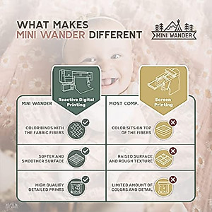 Muslin Cotton Swaddle Blanket, Newborn Essentials Wrap for Girls, Floral Infant Receiving Cover - Best for Baby Shower Registry (Blush Pink)