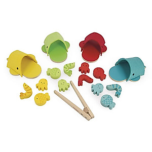 Janod - Whale Color-Sorting Game - 17-Piece Set - 2 Years + J08276