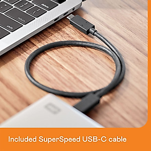 Western Digital 2TB My Passport Ultra for Mac Silver Portable External Hard Drive HDD, USB-C and USB 3.1 Compatible - WDBPMV0040BSL-WESN