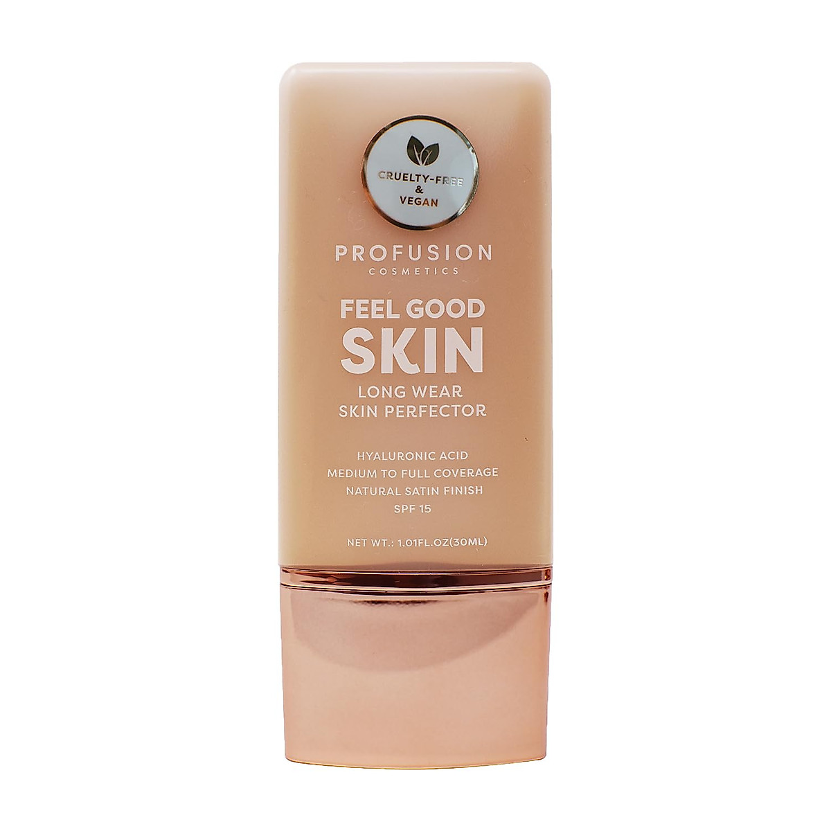 Profusion Cosmetics Lightweight Liquid Foundation for a Flawless and Elegant Radiance, Breathable Makeup for Improves Uneven Skin Tone, Cruelty-Free - Light 1