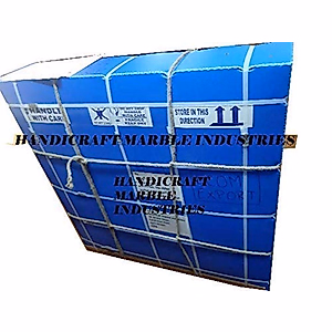 24" Inch Round Blue Agate Stone Round Coffee Table Top, Blue Agate Stone Round Centre Table Top, Blue Agate Stone Round Side & Corner Table Top Home Decor, Piece of Conversation, Family HeirLoom