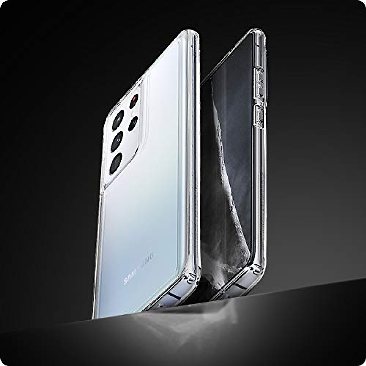 Spigen Ultra Hybrid Designed for Galaxy S21 Ultra Case (2021) - Crystal Clear