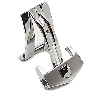 DISMAY Leather Watch Band Strap Made for Tag Heuer Watches (20mm, Black)