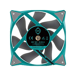 Iceberg Thermal IceGALE Xtra 120mm PWM High Performance Case Fan ((3-Pack) Teal)