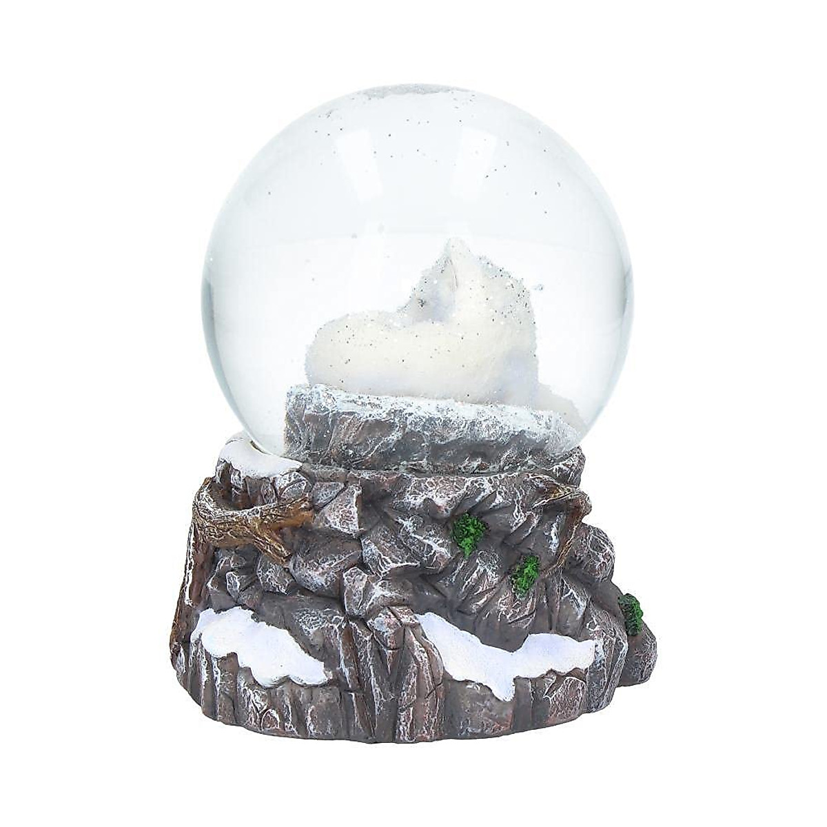 Nemesis Now Guardian of The North Snow Globe,Grey (LP) 14.5cm