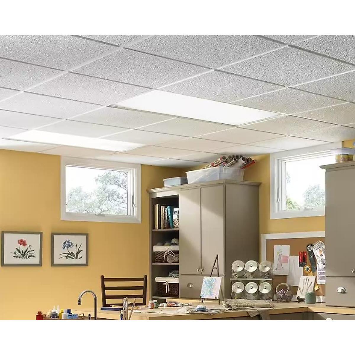 F12-100/2246-8 Pack Replacement Fluorescent Light Cover Panels - Clear Prismatic Acrylic 22.5" x 46.5" x .100"; Priced PER Package