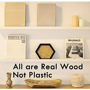 Hexagon Premium Rattan hometray, Serving Tray, Rattan Food Tray, Handmade Rattan Tray, Coffee Tray, Tray Hexagonal, Accessory Trays, Jewelry Tray, Decorate Tray (Wood)