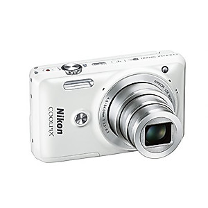 Nikon COOLPIX S6900 16MP Digital Camera with 12x Zoom, Natural White (International Version, No Warranty)