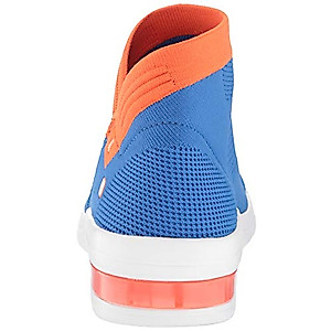 BZees Womens Romance Orange Blue Booties 7 M