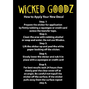 WickedGoodz Custom Vine Initial Monogram Vinyl Decal Bumper Sticker, for Tumblers, Laptops, Car Windows - Fancy Letter Name Design