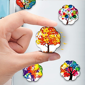 MORCART 30Pcs Tree of Life and Strong Fridge Magnets - Decorative Magnets for Office Cabinets, Whiteboards, Dishwashers, Cute Locker Magnet