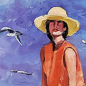 At the Ocean, Seashore by Internationally Renowned Painter Yary Dluhos