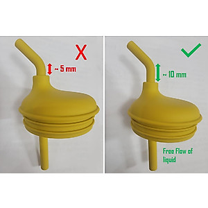 Teleiotes® 2 Pcs Silicone Sippy Cup for Toddler,Transition Straw Cups for baby 6 months +,Training Sippy Cups for Babies with Two Handles,Dishwasher & Microwave Safe,BPA Free 5oz