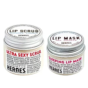 Save 10% Lip Scrub and Lip Mask Bundle - Clean Sustainable Skincare Lip Exfoliator and Lip Treatment
