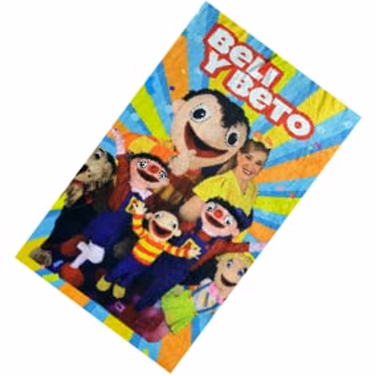 Genérico Bely Y Beto Show Kids Blanket Soft Fleece Fabric Rest Thin Blanket Measure 160 x 110 cm (Yellow)