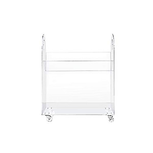 Babyletto Presto Portable Bookcase and Cart in Acrylic