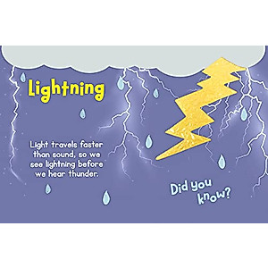 Weather - Children's Touch and Feel Board Book - Sensory Board Book