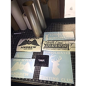 Frisco Craft C-370 Transfer Tape for Vinyl 12" x 100 Feet Clear Lay Flat | Application Tape Perfect for Self Adhesive Vinyl for Signs Stickers Decals Walls Doors Windows