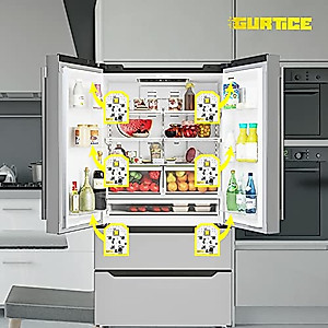 Gurtice New Upgraded 5 Pack WR55X11132 WR55X25754 LED Light for GE Refrigerator Replace WR55X30602 WR55X26486 PS4704284 3033142 EAP12172918 AP6261806