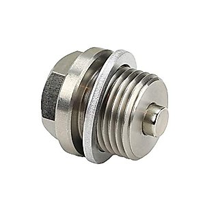 Votex - Made in USA - M18 x 1.5MM Magnetic Engine Magnetic Oil Drain Plug fits BMW, Land Rover, Porsche, Volvo - Stainless Steel - Part Number DP007