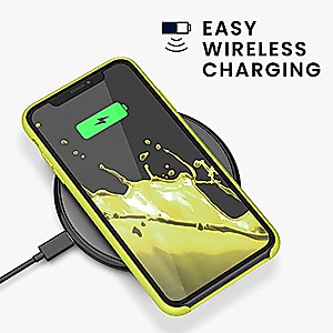 kwmobile Case Compatible with Apple iPhone XR Case - TPU Silicone Phone Cover with Soft Finish - Lemon Yellow