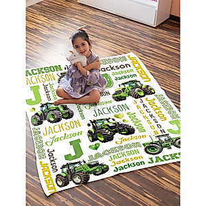 Green Jeep Lightweight Blanket with Name Message Gift for Green Jeep Lover Girls and Boys Soft and Fun Facecloth Blanket for Bed, Sofa and Chair 30"x40"for Pet