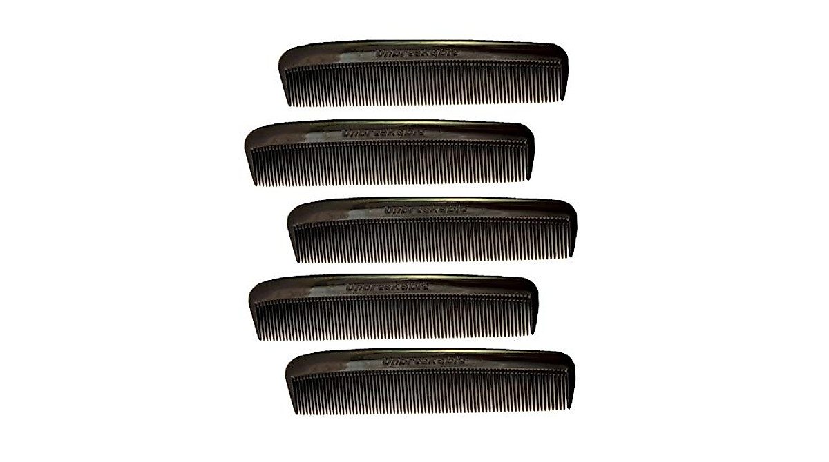 Clipper-Mate Pocket Combo Set: 5 All Fine Teeth Combs for Precise Grooming