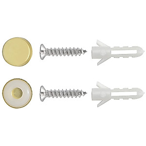 zoohot 24.5cm Wine Glass Rack - Under Cabinet Stemware Wine Glass Holder Glasses Storage Hanger Metal Organizer for Bar Kitchen, Gold Finish (1 Rows, 1 Pack)