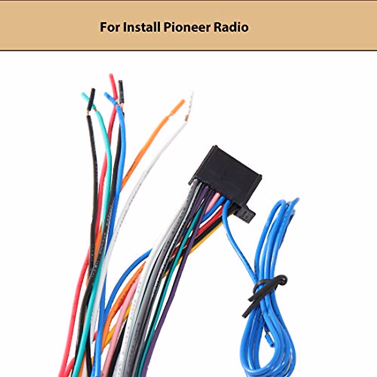 RED WOLF Car Stereo Pionner Wire Harness Adapter Connector Compatible with Ford F150 Escape Focus 2004-2013, Lincoln 2006-2010 Town Car for Pionner Radio CD Player Receiver Amplifier/SWC Cable Plug