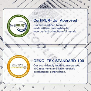 PAWCUB Queen Mattress 12 Inch Full Size Mattress in a Box with Memory Foam Mattress and Individually Pocket Spring Motion Lsolation Medium Firm Feel Soft Knitted Fabric Cover for a Cool Sleepw