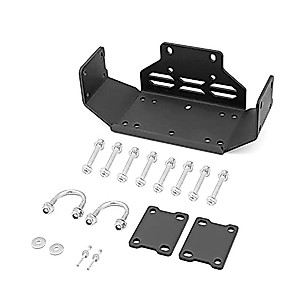 Winch Mounting Plate Bracket Kit Compatible with Honda Pioneer 500 2015-2023 Pioneer 520 2021-2023