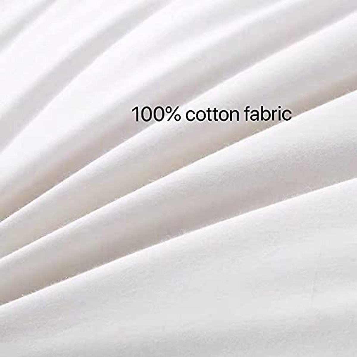 ROSE FEATHER Goose Down Feather Bed Mattress Topper,Down Matress Topper Cover with Straps,Plush Soft Fluffy Baffled Pillowtop Mattress Pad Feather Topper RV King-All Season(Size:72x80inchs)