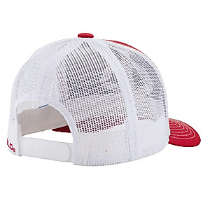EvoShield Mens USA Snapback Trucker, Red/White