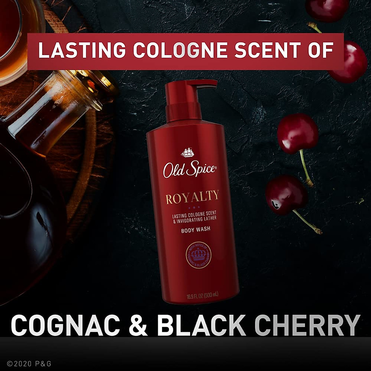 Old Spice Body Wash for Men, Royalty Cologne Scent, 16.9 Fl Oz (Pack of 4)