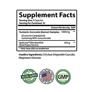 PureNature Turmeric Curcumin Extract Complex (1 Bottle)