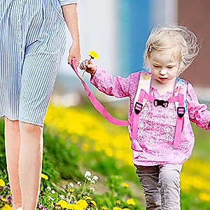 Toddler Backpack with Leash, Unicorn Safety Harness Leashes, Mini Bookbag for Children Baby Little Girls