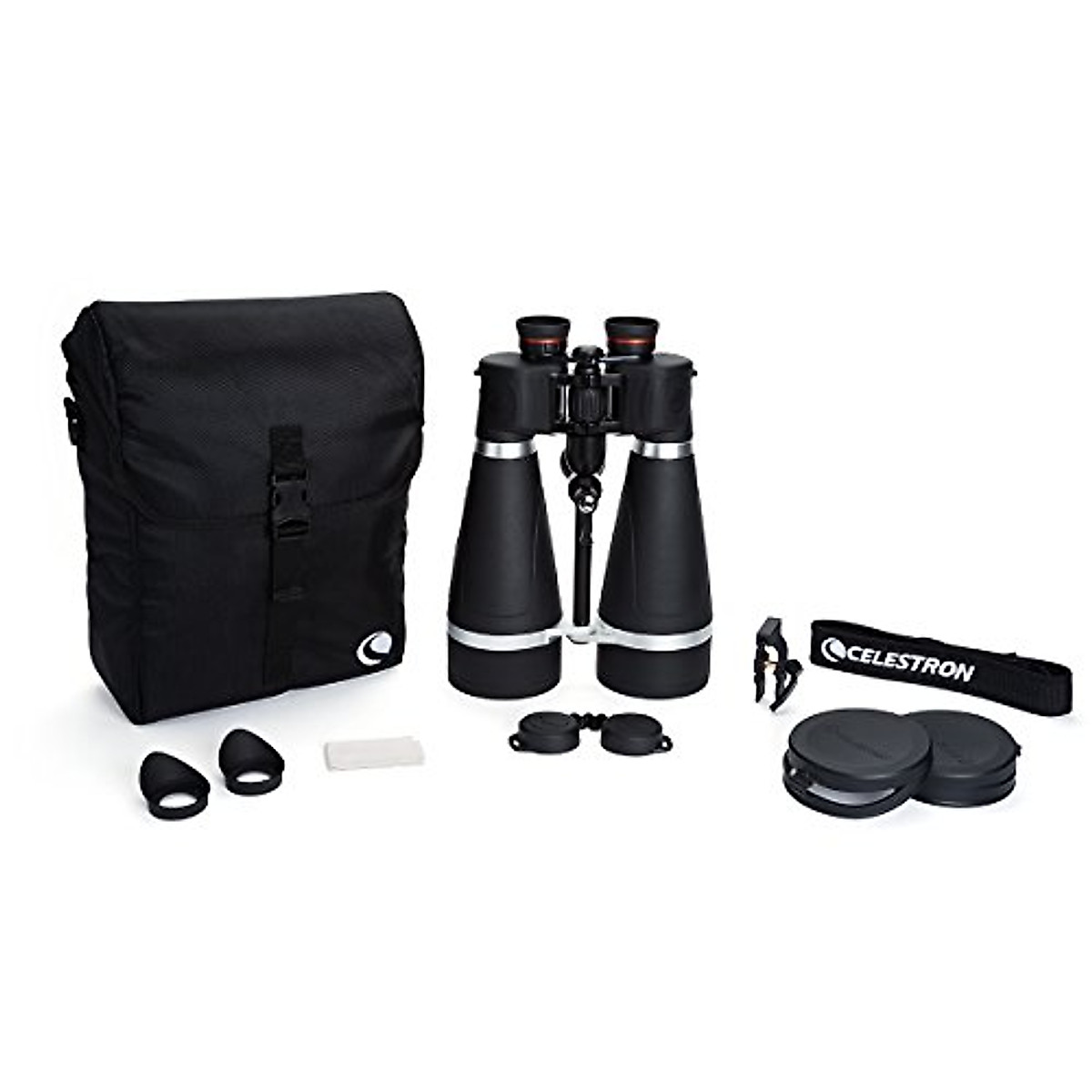 Celestron – SkyMaster Pro 20x80 Binocular – Outdoor and Astronomy Binocular – Large Aperture for Long Distance Viewing – Fully Multi-coated XLT Coating – Tripod Adapter and Carrying Case Included