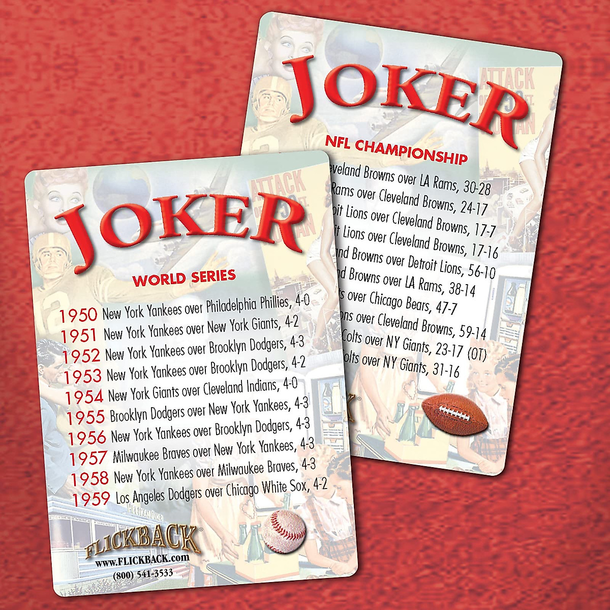 Flickback Media, Inc. 1953 Trivia Playing Cards: Great 70th Birthday