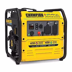 Champion Power Equipment Inverter Generator Dual Fuel 4250 Watt