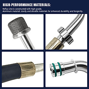 SIDMILE Stainless Steel Suction Tube and Reflux Line Airless Paint Sprayer Accessories for Graco 390 395 490 495 595 Airless Spraying Machine Paint Sprayers Tool Parts Fit for Tongshan T300 500