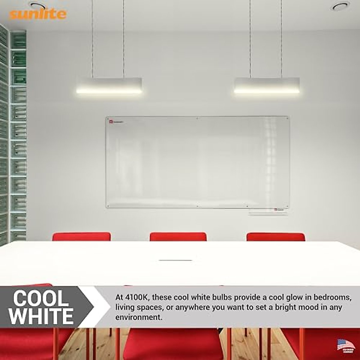 Sunlite 05040 F4T5/CW T5 Linear Fluorescent Lamp, 4 Watts, 135 Lumens, 4100K Cool White, Miniature G5 Bi-Pin Base, ROHS Compliant, High Performance Straight Tube, 10 Pack