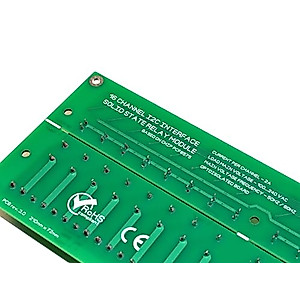 IOT Electronic 16 Channel I2C Solid State Relay Module Compatible for Arduino, Raspberry SSR 110V 240V Maximum Current per Relay – 2A Peak On Board LED Indicator with PCF8575 chip