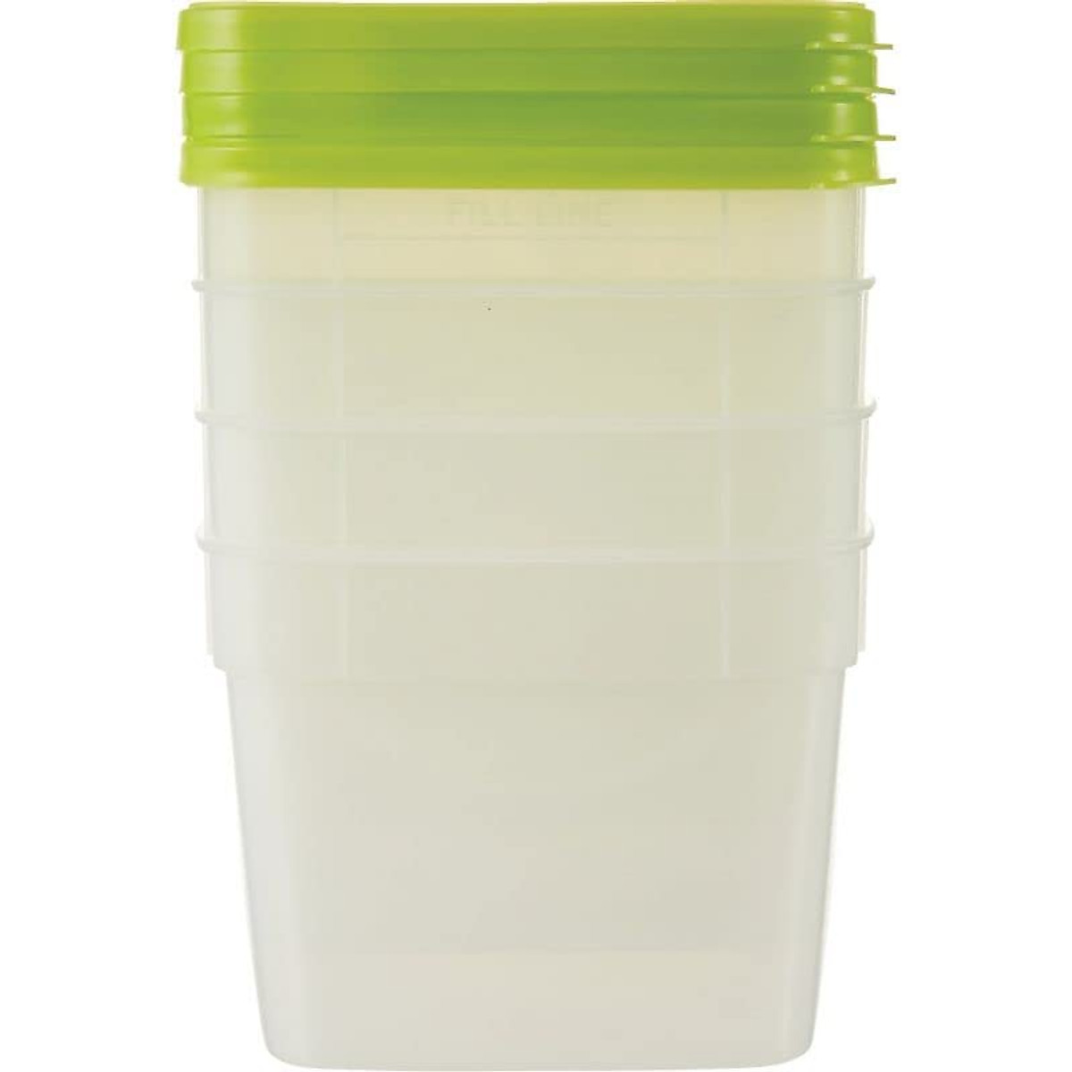 Arrow Plastic Stor-Keeper Freezer Storage Containers - 1.5 Pint Set of 4 Containers by Arrow Plastic