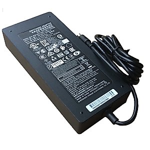 PowerTech AC Adapter - Power Supply for LG 34WN80C-B & 34WN80C Curved UltraWide Monitor, 34W, 5V DC, Black, Barrel Connector