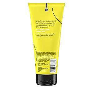 Clean & Clear Lemon Zesty Facial Scrub with Lemon Extract & Vitamin C, buffs & brightens with gentle micro-scrubbies, Oil-Free Vitamin C Face Scrub, 6.7 oz Vitamin C Facial Scrub