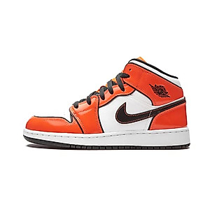 Jordan Youth Air 1 Mid SE GS BQ6931 802 Turf Orange - Size 6Y