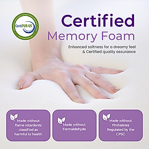 GAESTE 8 Inch Full Cooling Gel Memory Foam Mattress for Cool Sleep Medium Firm CertiPUR-US Certified Mattress in a Box Pressure Relief Removable Cover No Fiberglass (Full, 8 in)